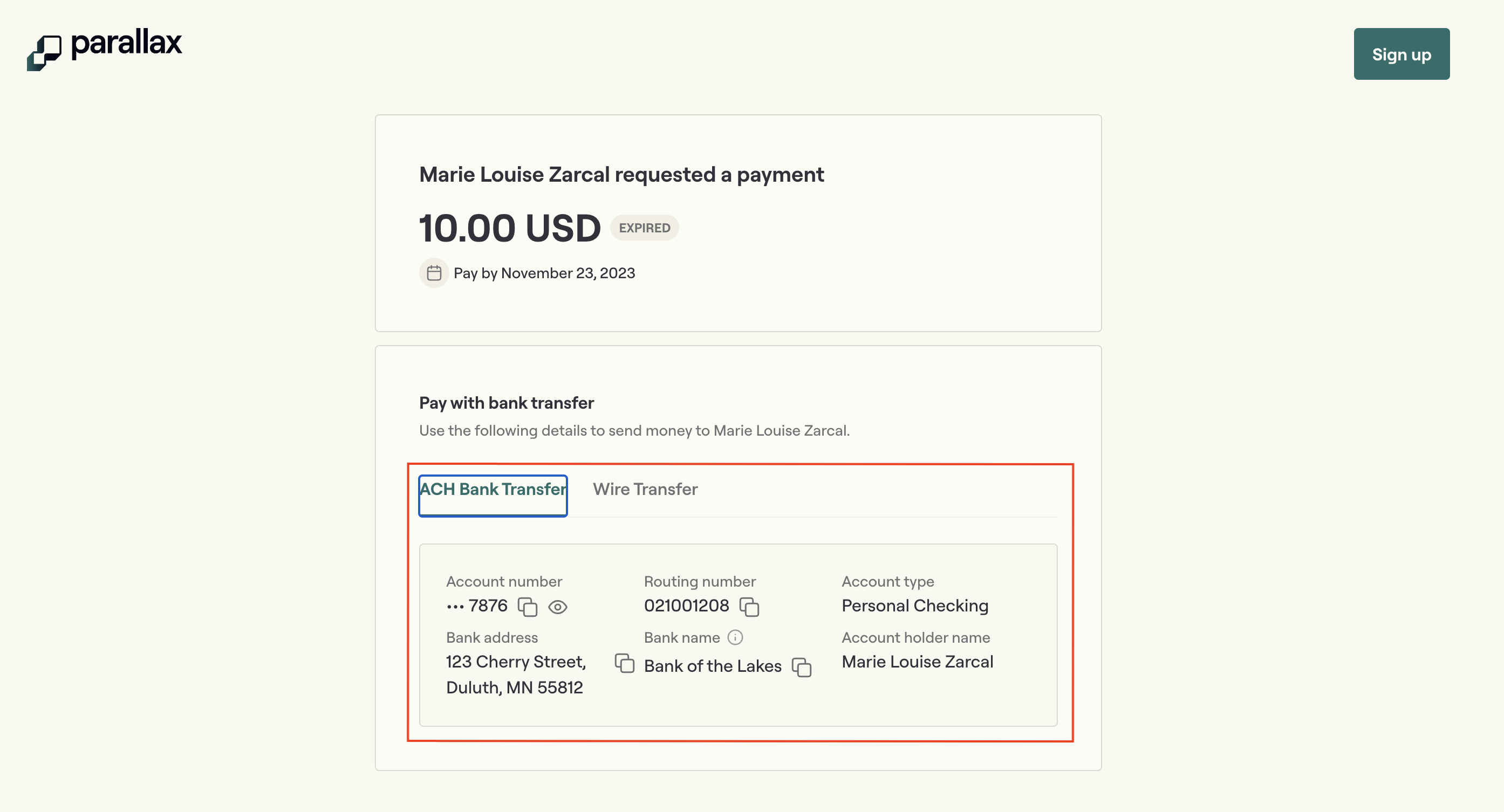 How can my employer or client send me money through my Parallax account? – Parallax
