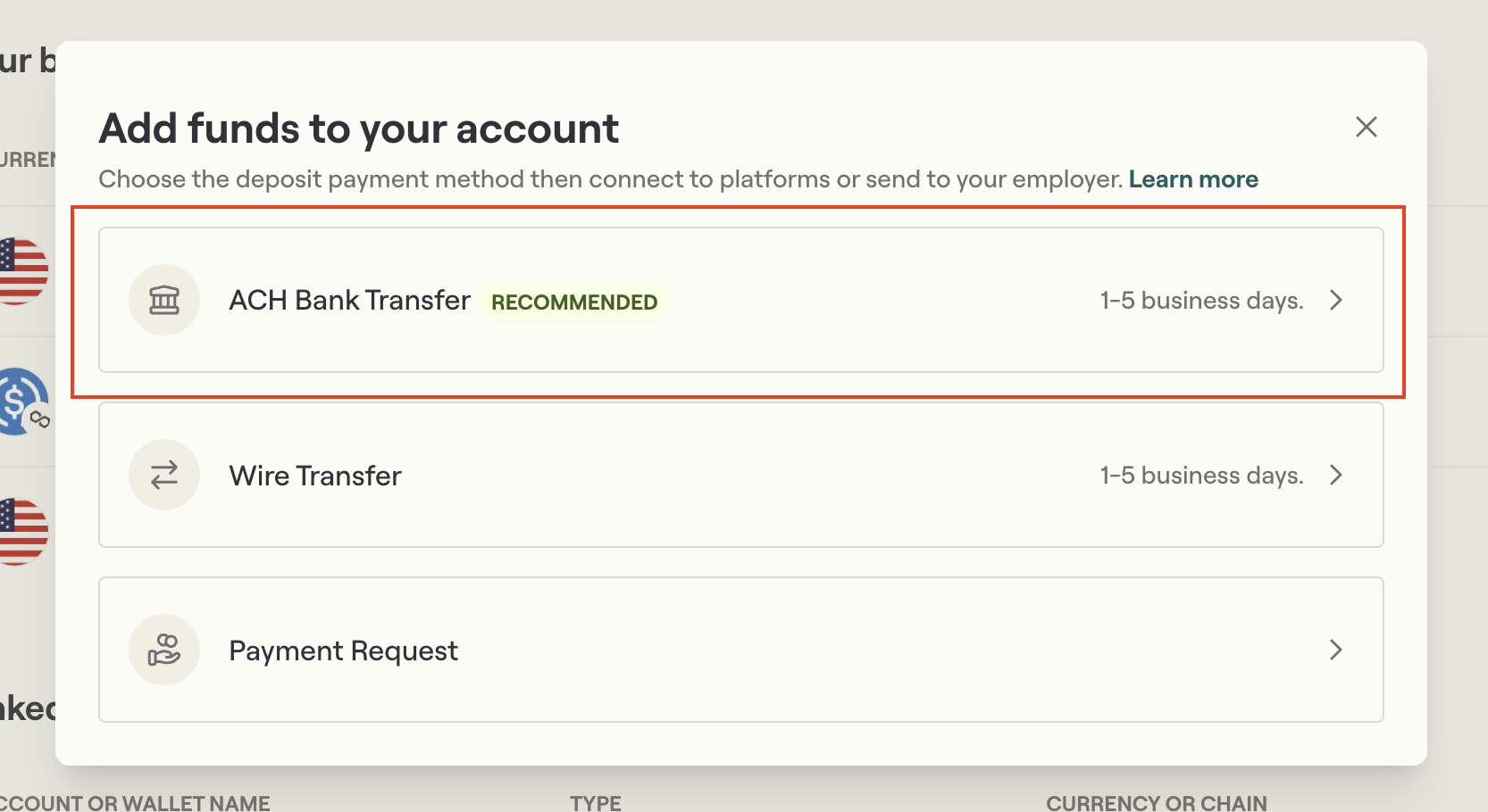 How do I receive or deposit money into Parallax? – Parallax Labs
