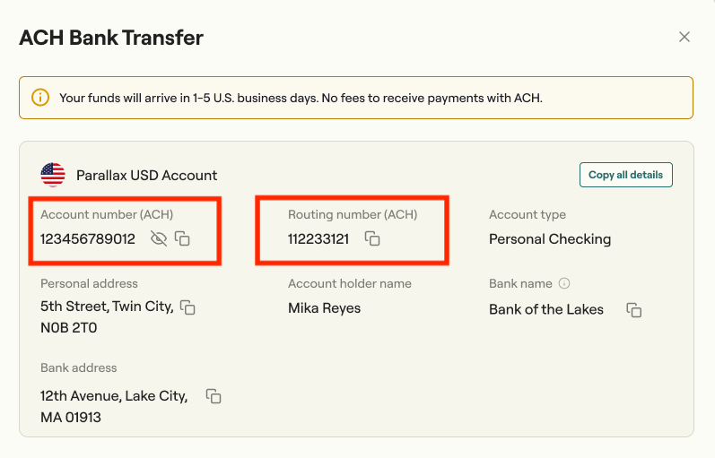 How do I deposit USD from Wise? – Parallax